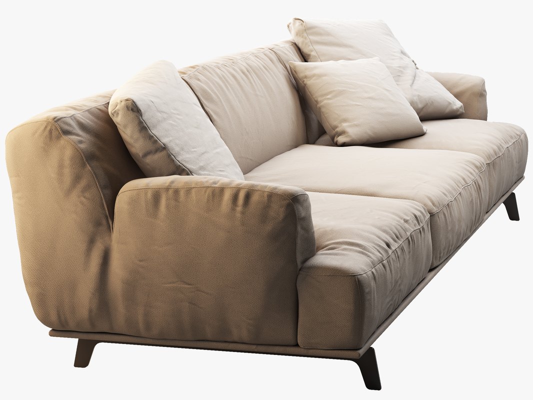 tribeca poliform sofa seat 3d max