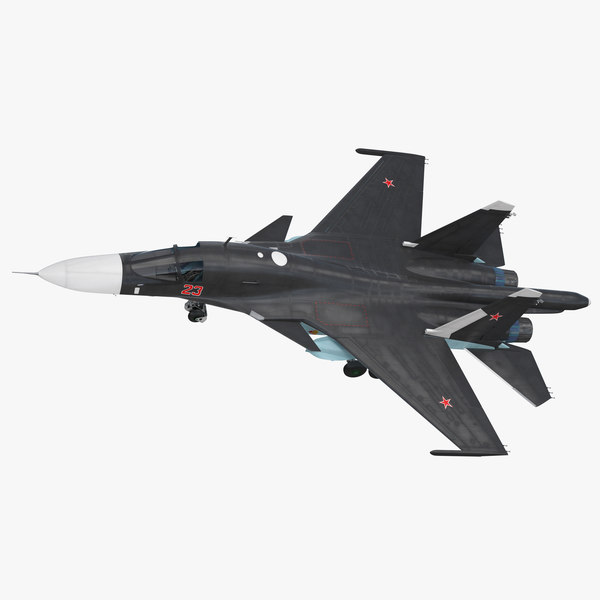 Sukhoi Su-34 3D Models for Download | TurboSquid