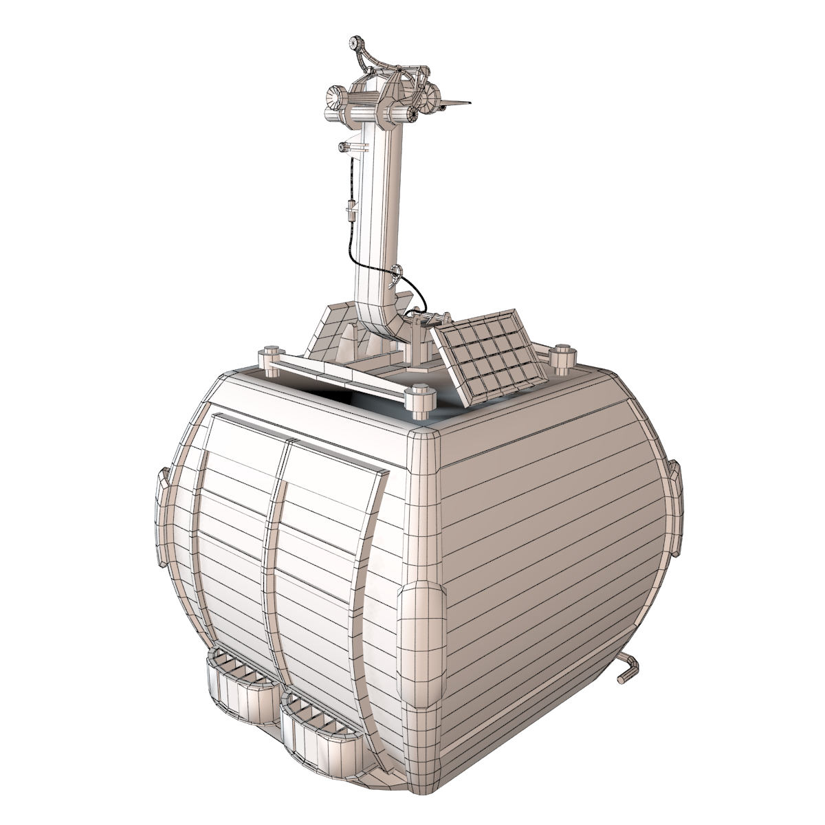 ropeway cabine 3d model