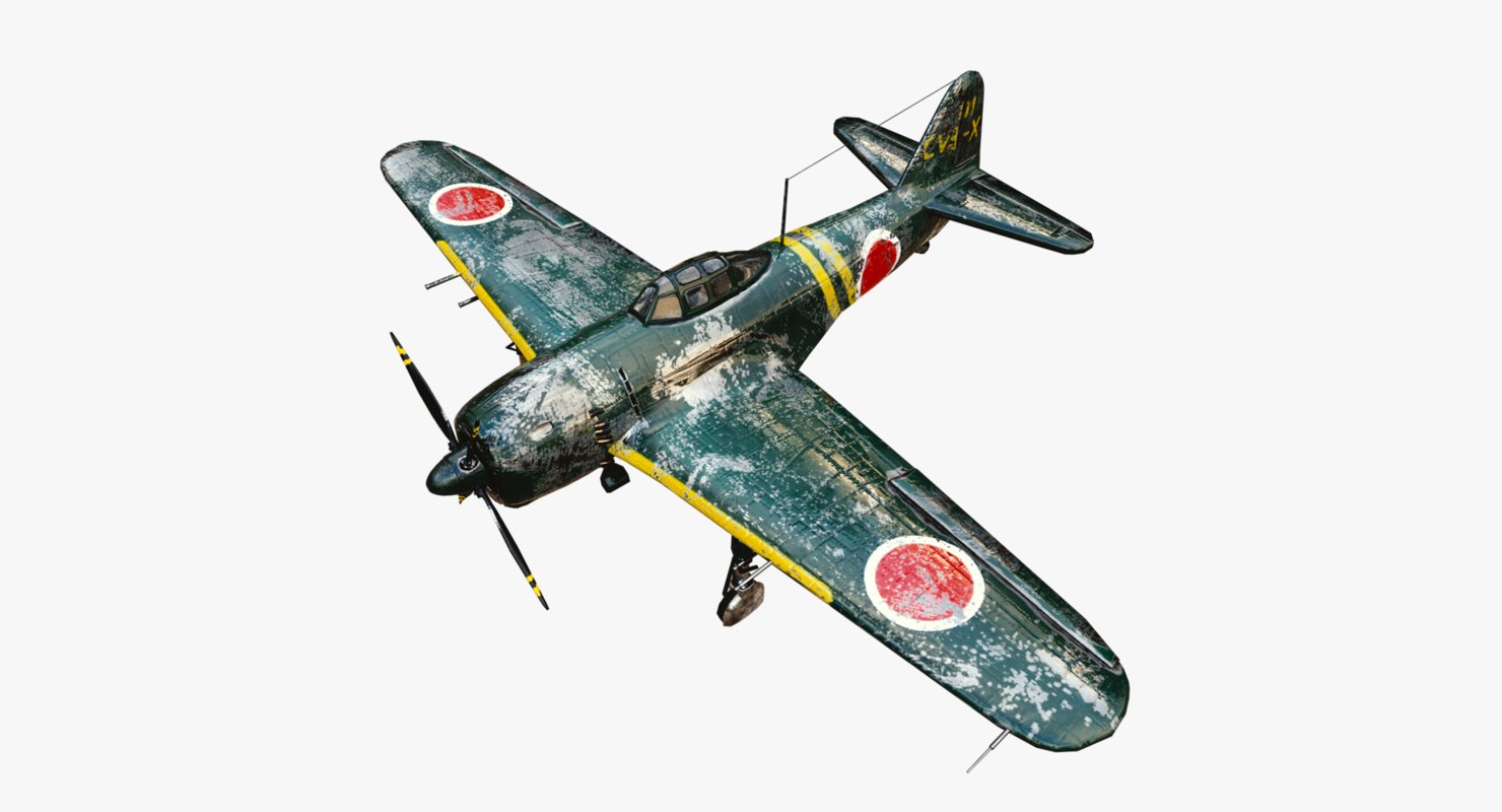 3d kawanishi n1k1 model
