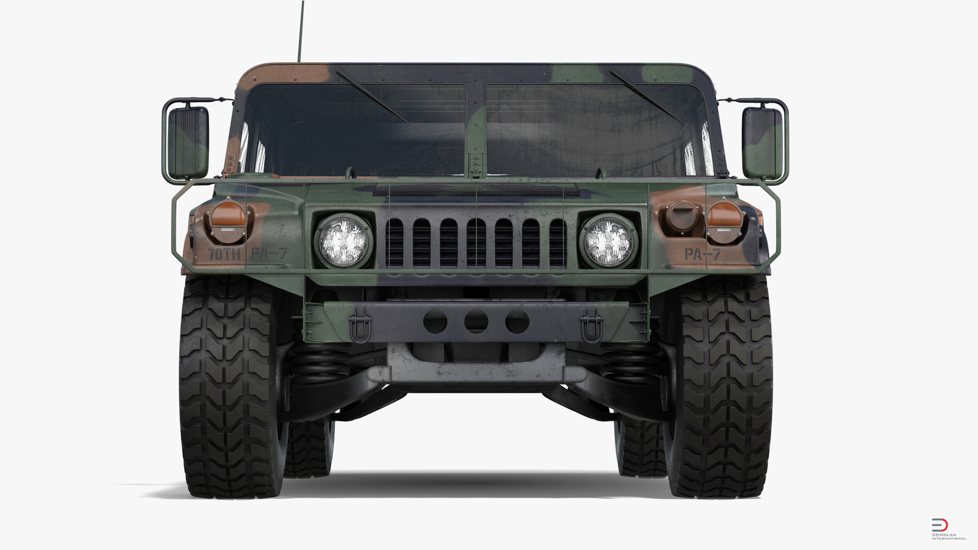 3d troop carrier hmmwv m1035 model