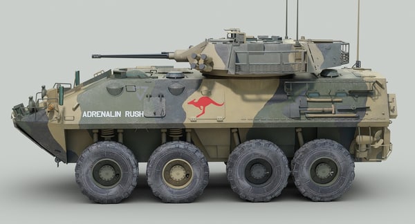 australian vehicle aslav 3d lwo