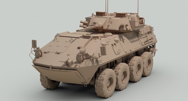 australian vehicle aslav 3d lwo