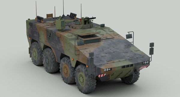 modern boxer mrav military vehicle 3d max