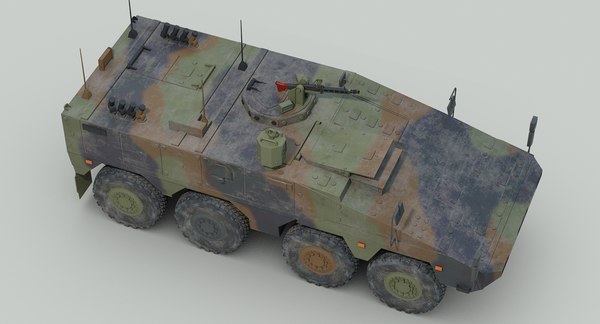 modern boxer mrav military vehicle 3d max