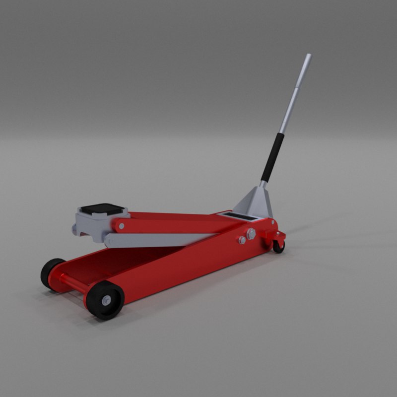 3d aluminum service jack