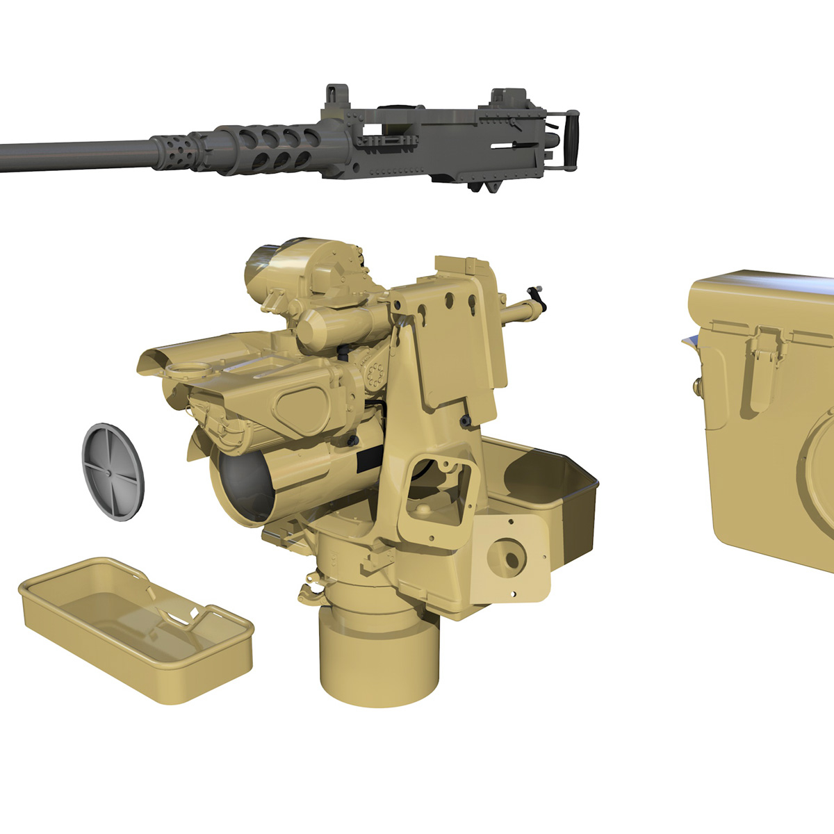 3d model kongsberg protector m151 rws