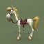 horse bridle saddle 3d 3ds