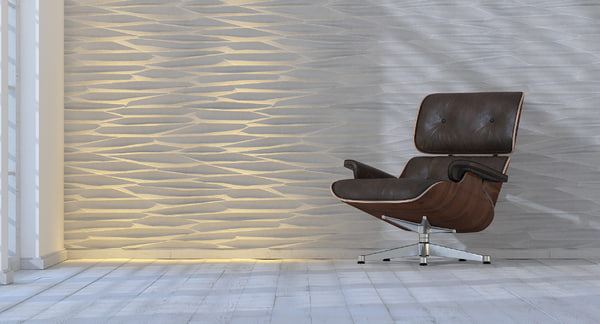 3d wall panel ice model