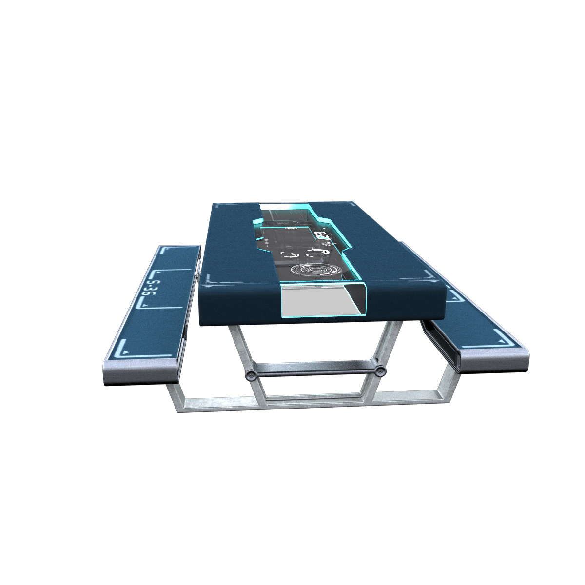3D futuristic table - TurboSquid 1191206