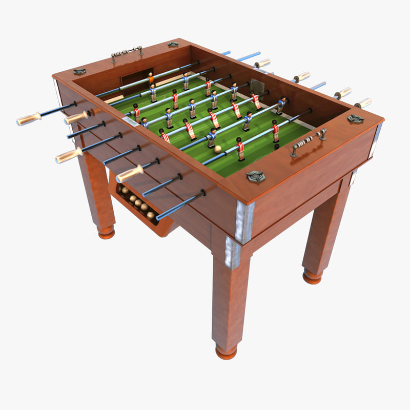 modelo 3d Mesa de futbol - TurboSquid 790026