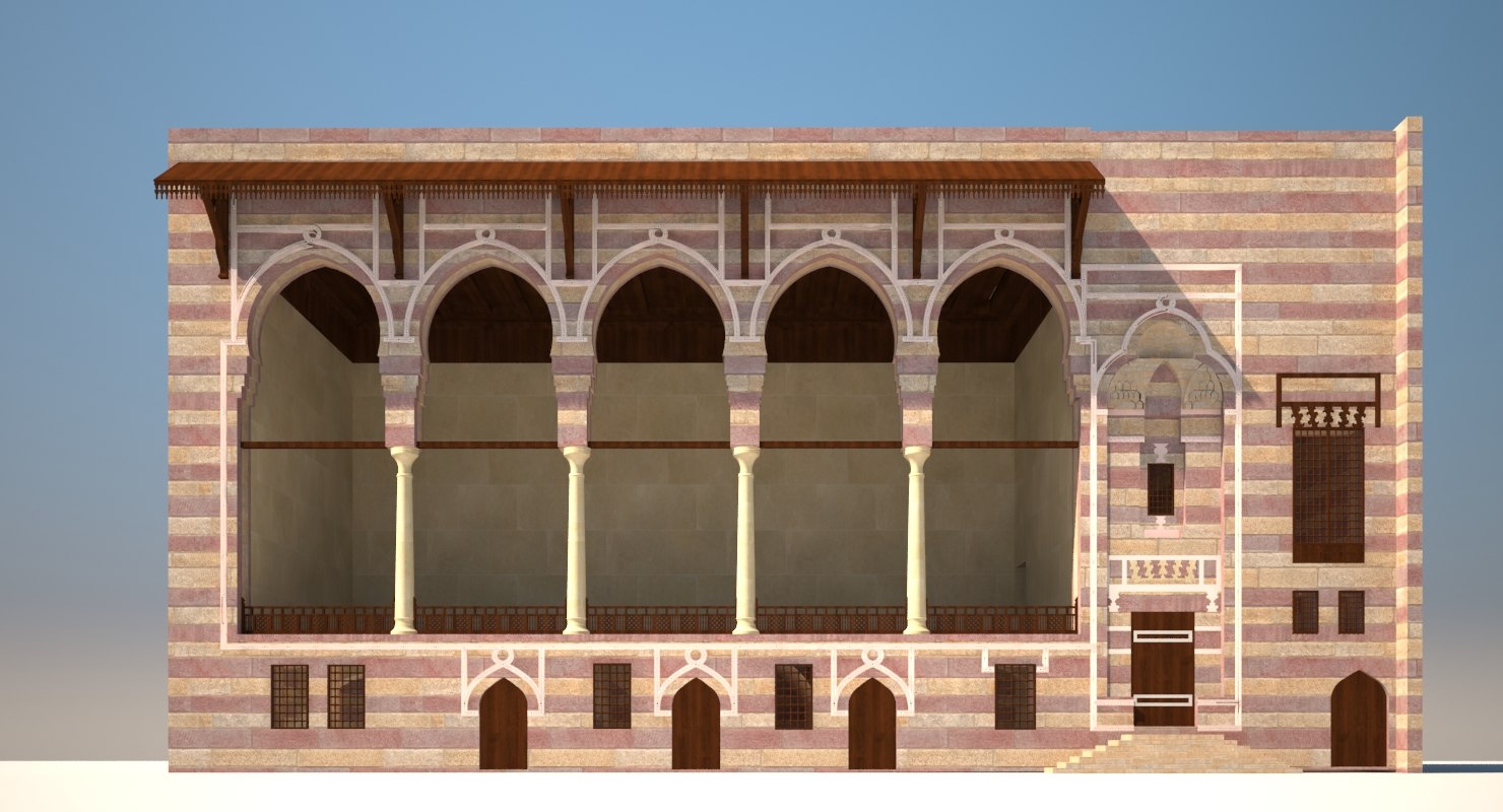 islamic building 3d model