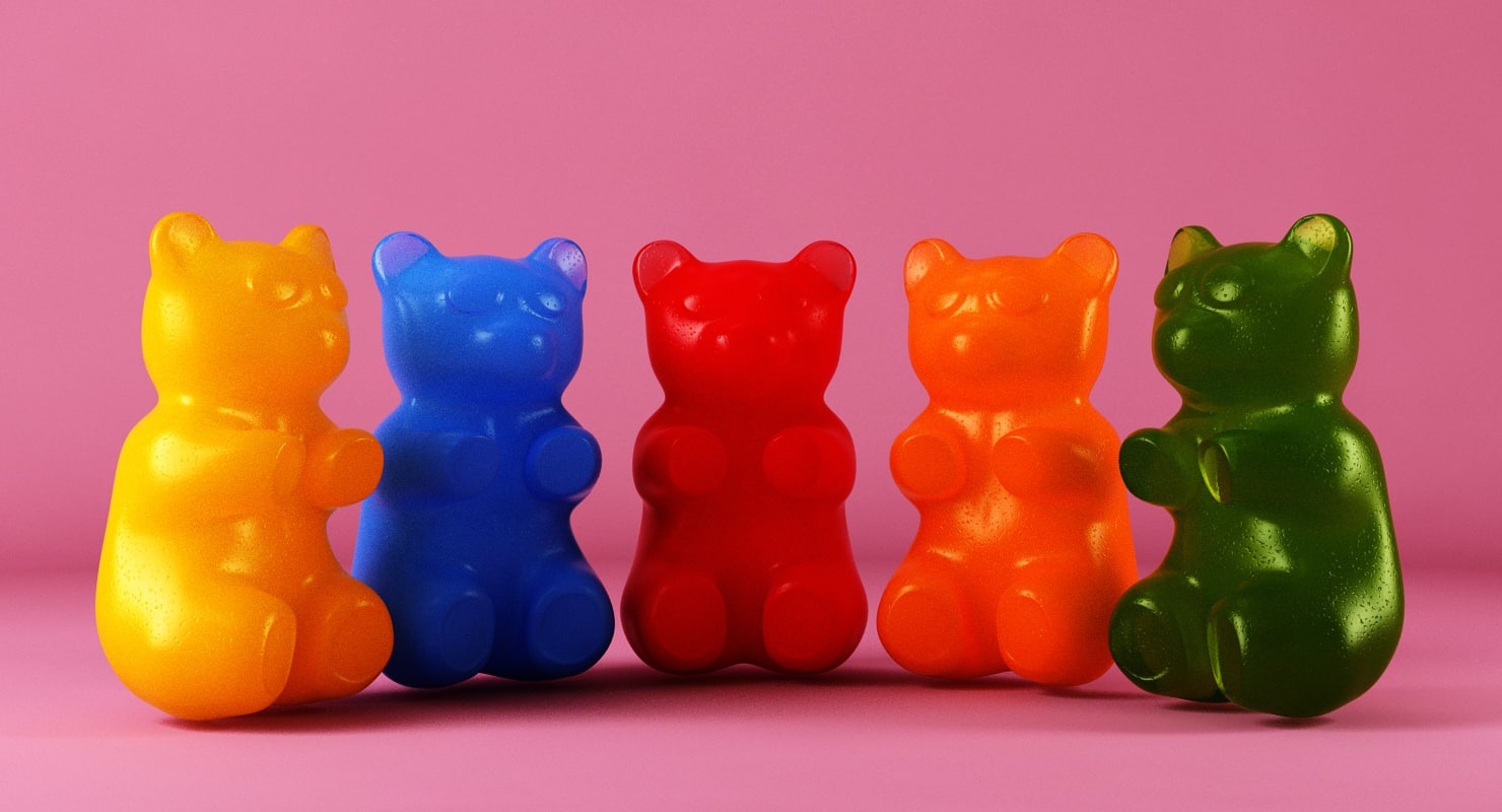 3d 3ds gummy bears