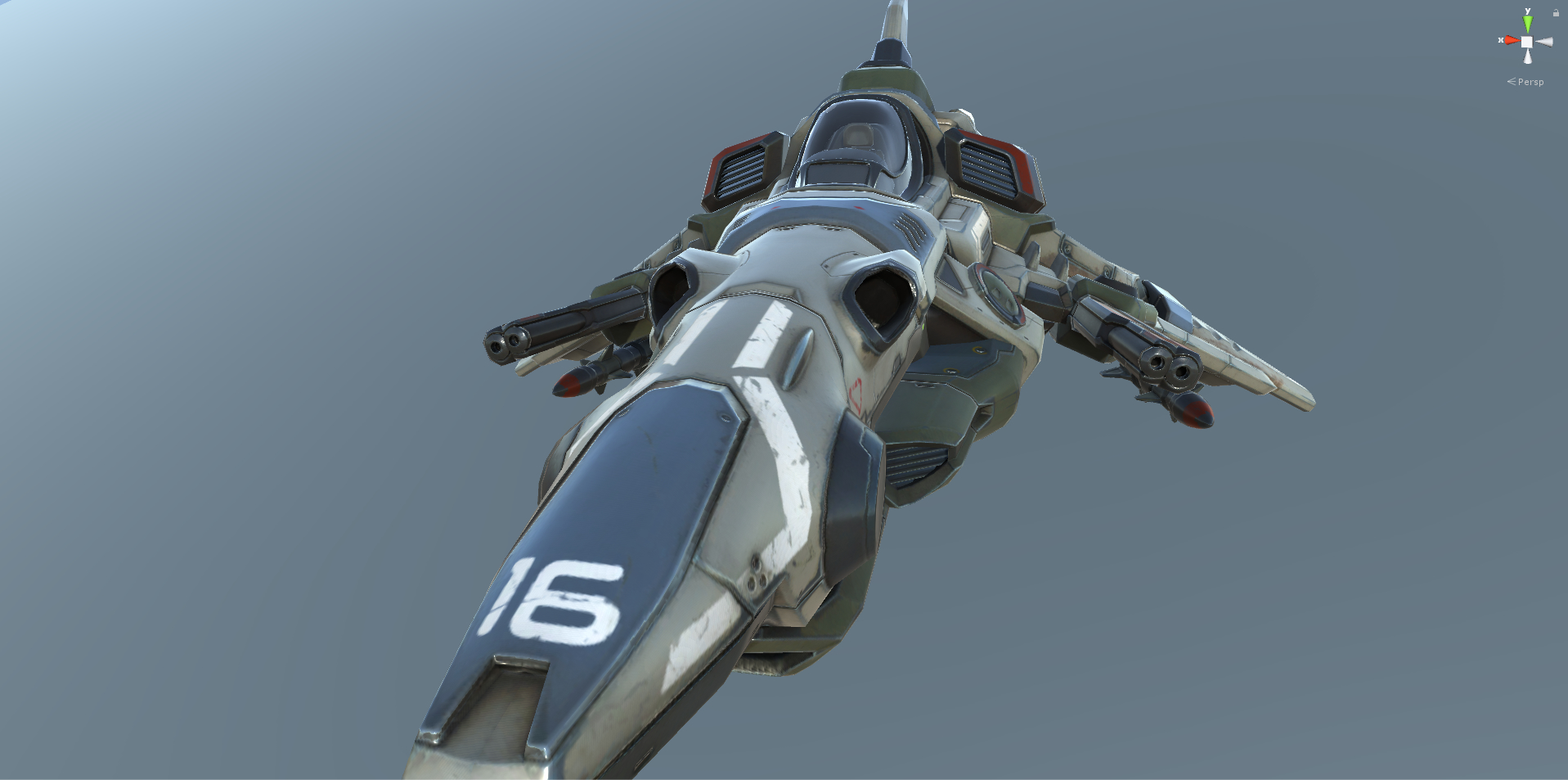 interceptor space spaceship obj