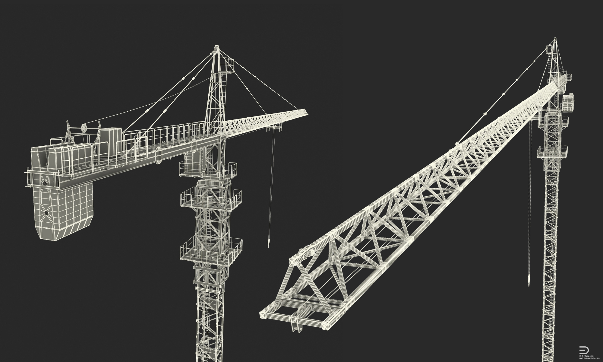 3d tower crane