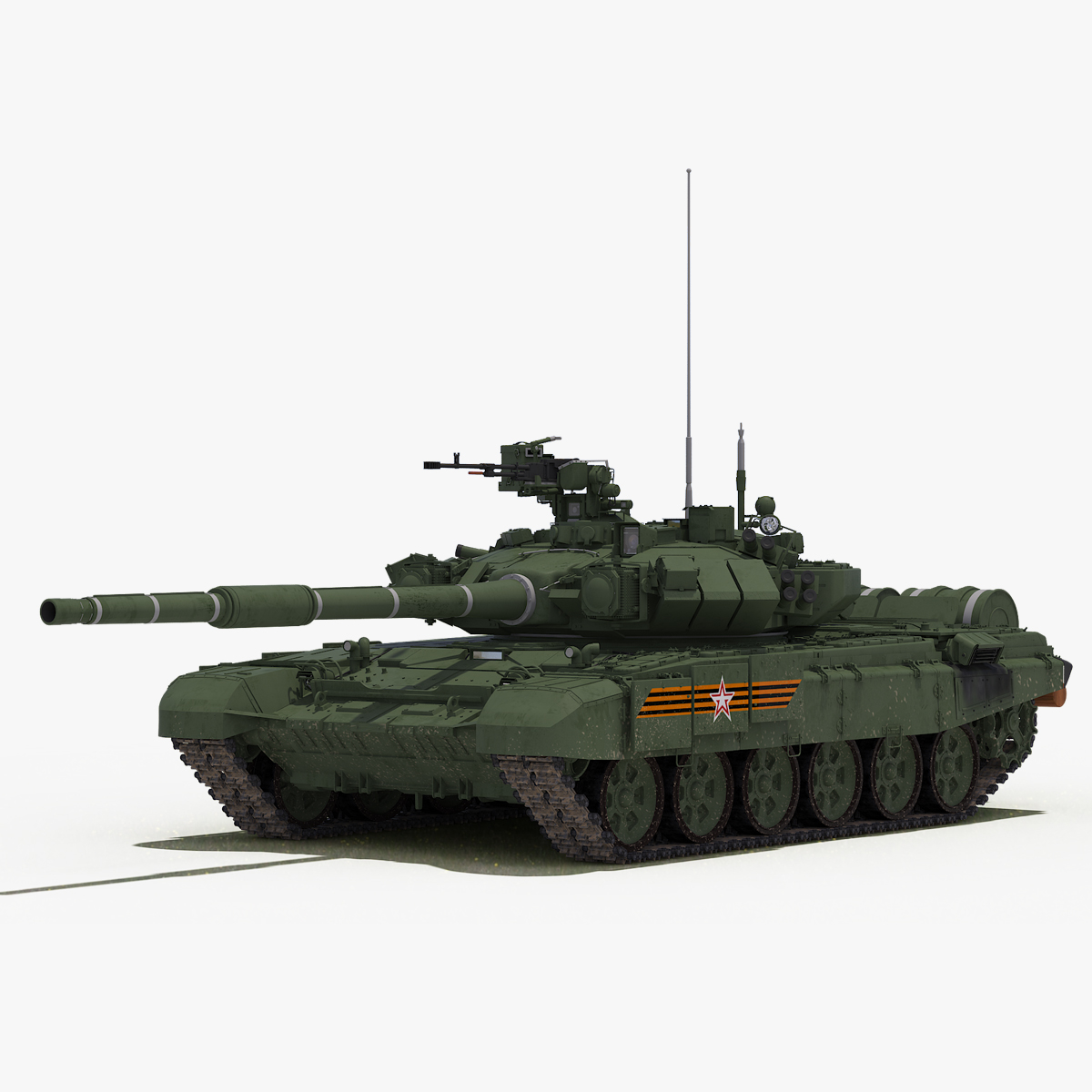 t-90a tank 3d model