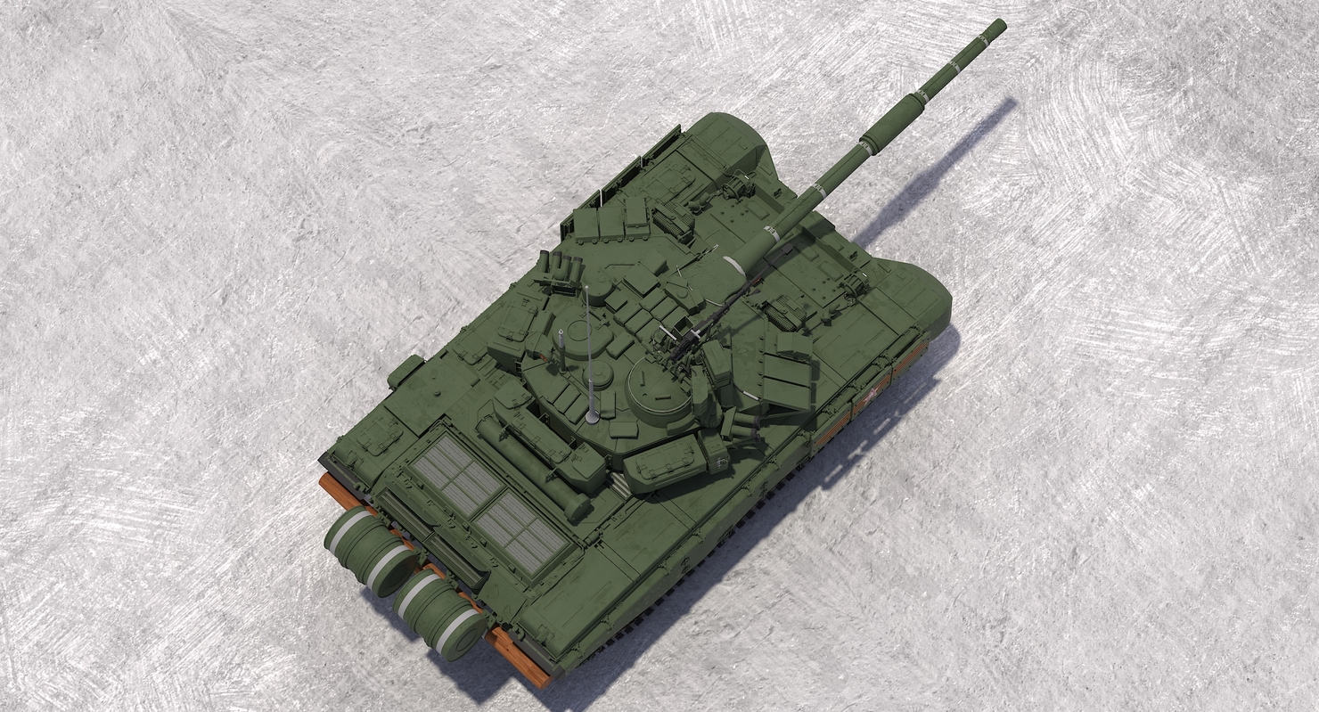 t-90a tank 3d model