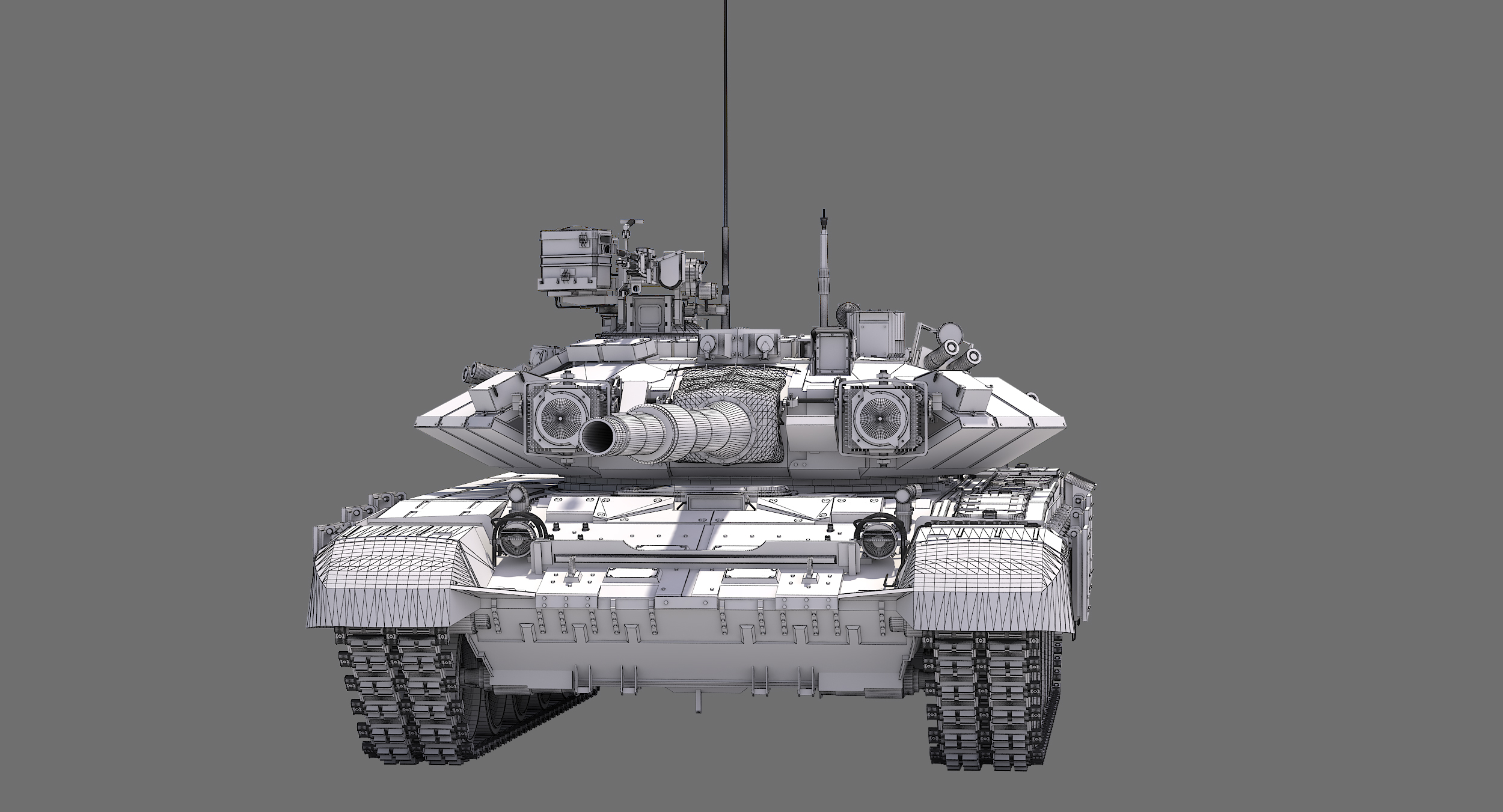 t-90a tank 3d model