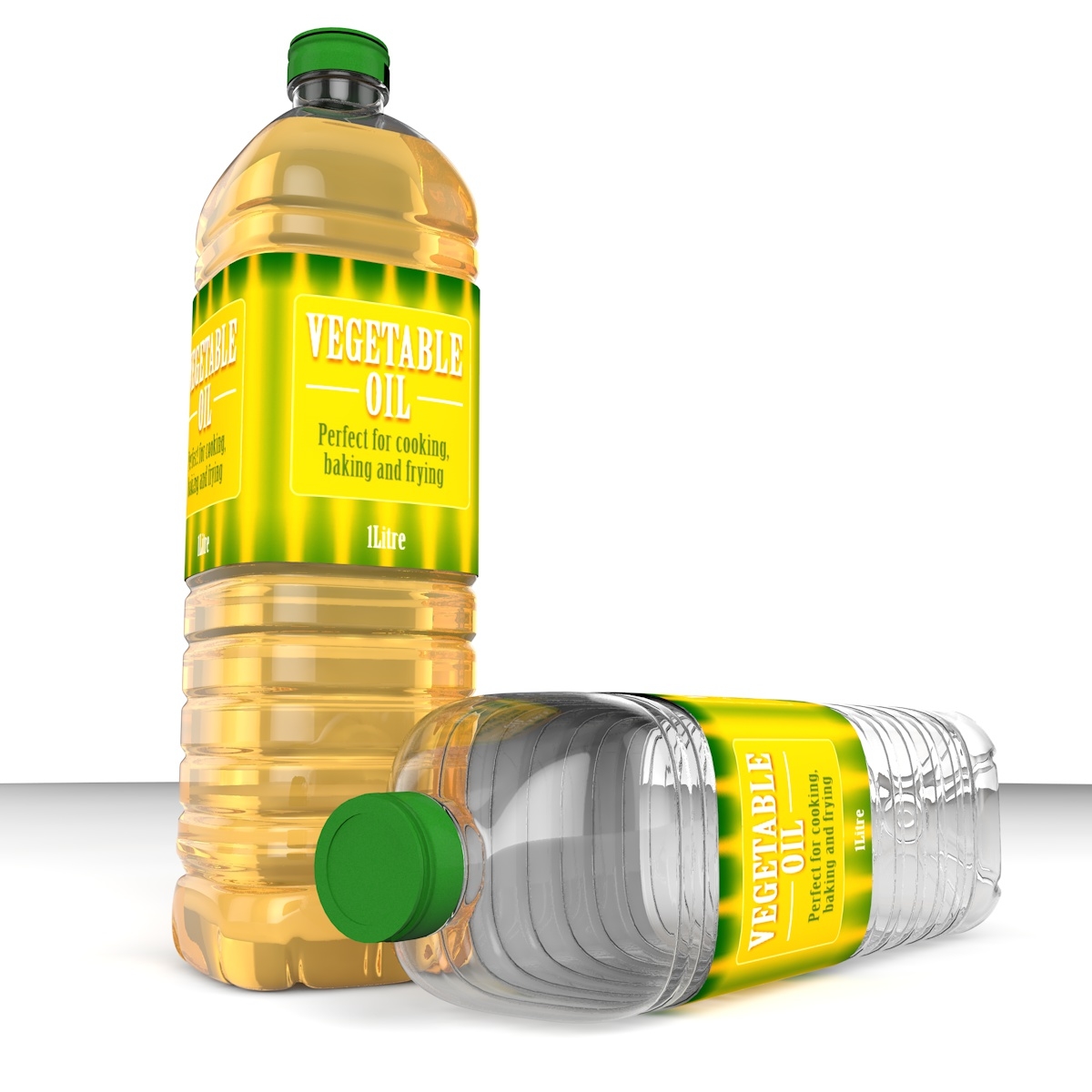 3d cooking oil bottle