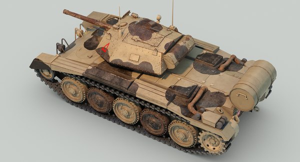 modelo 3d Crusader MK3 Tank - TurboSquid 625105