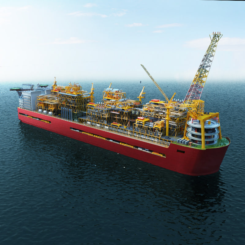 3D model shell prelude flng - TurboSquid 1201710