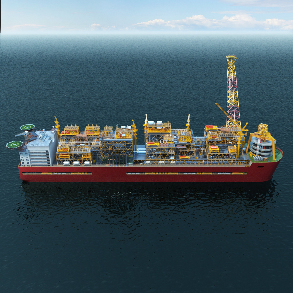 3D model shell prelude flng - TurboSquid 1201710