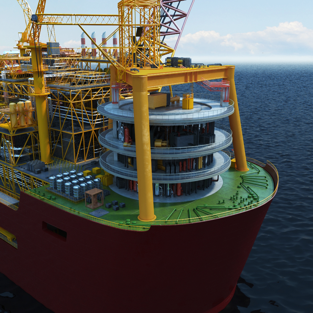 3D model shell prelude flng - TurboSquid 1201710