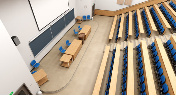 3d lecture hall model