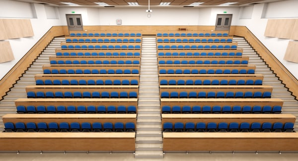 3d lecture hall model