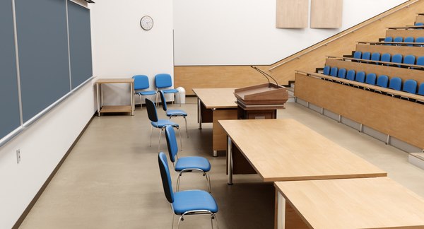 3d lecture hall model