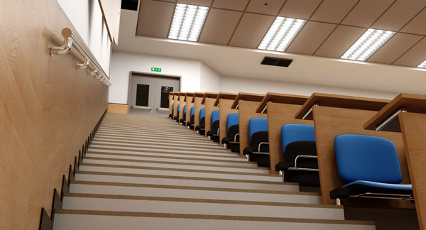 3d lecture hall model