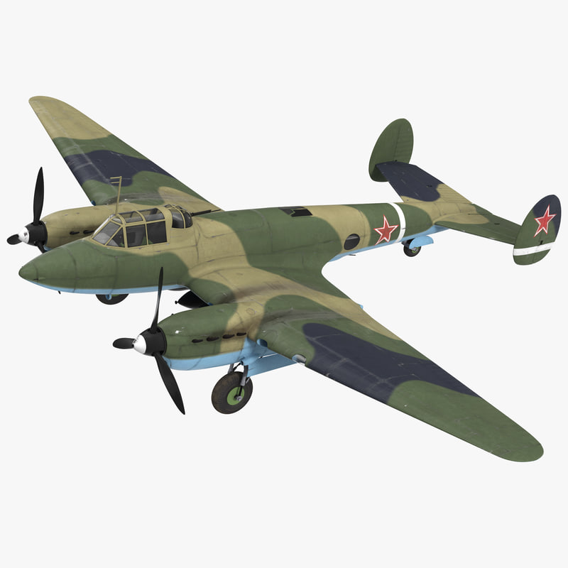 Soviet wwii light bomber 3D model - TurboSquid 1202549