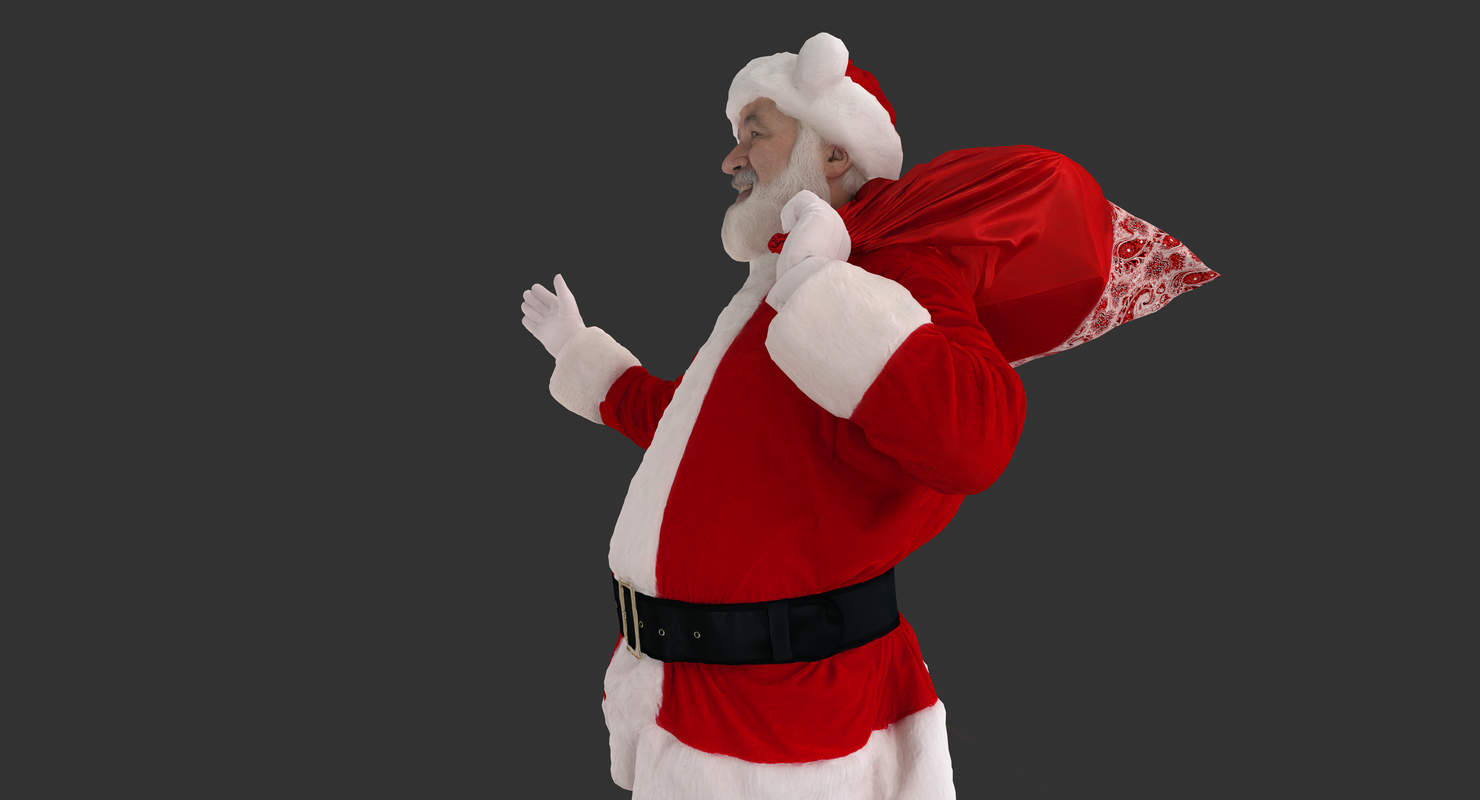 happy santa people human max