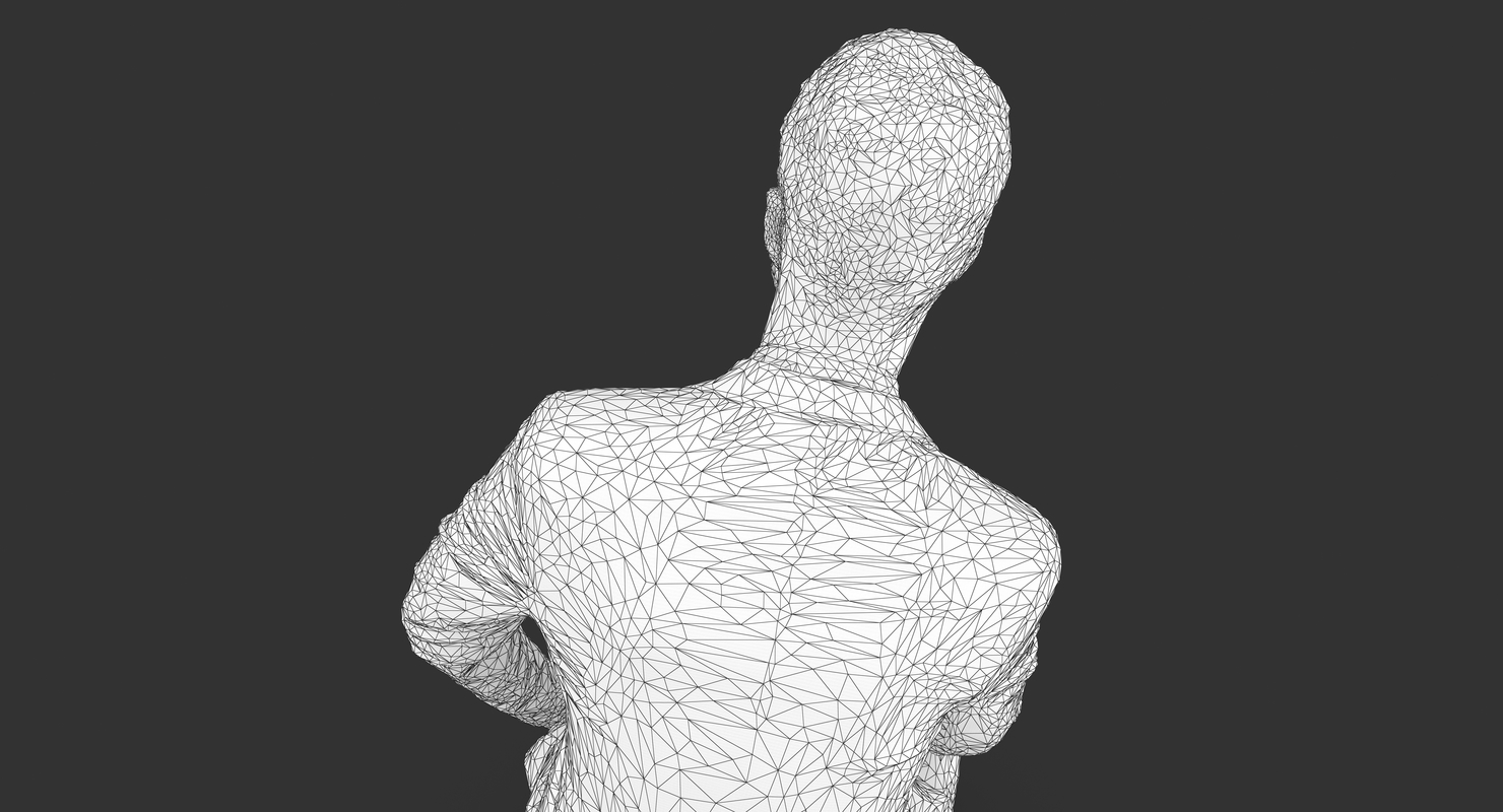 human body 3d obj