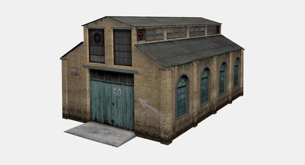 Old warehouse house 3D model - TurboSquid 1203079