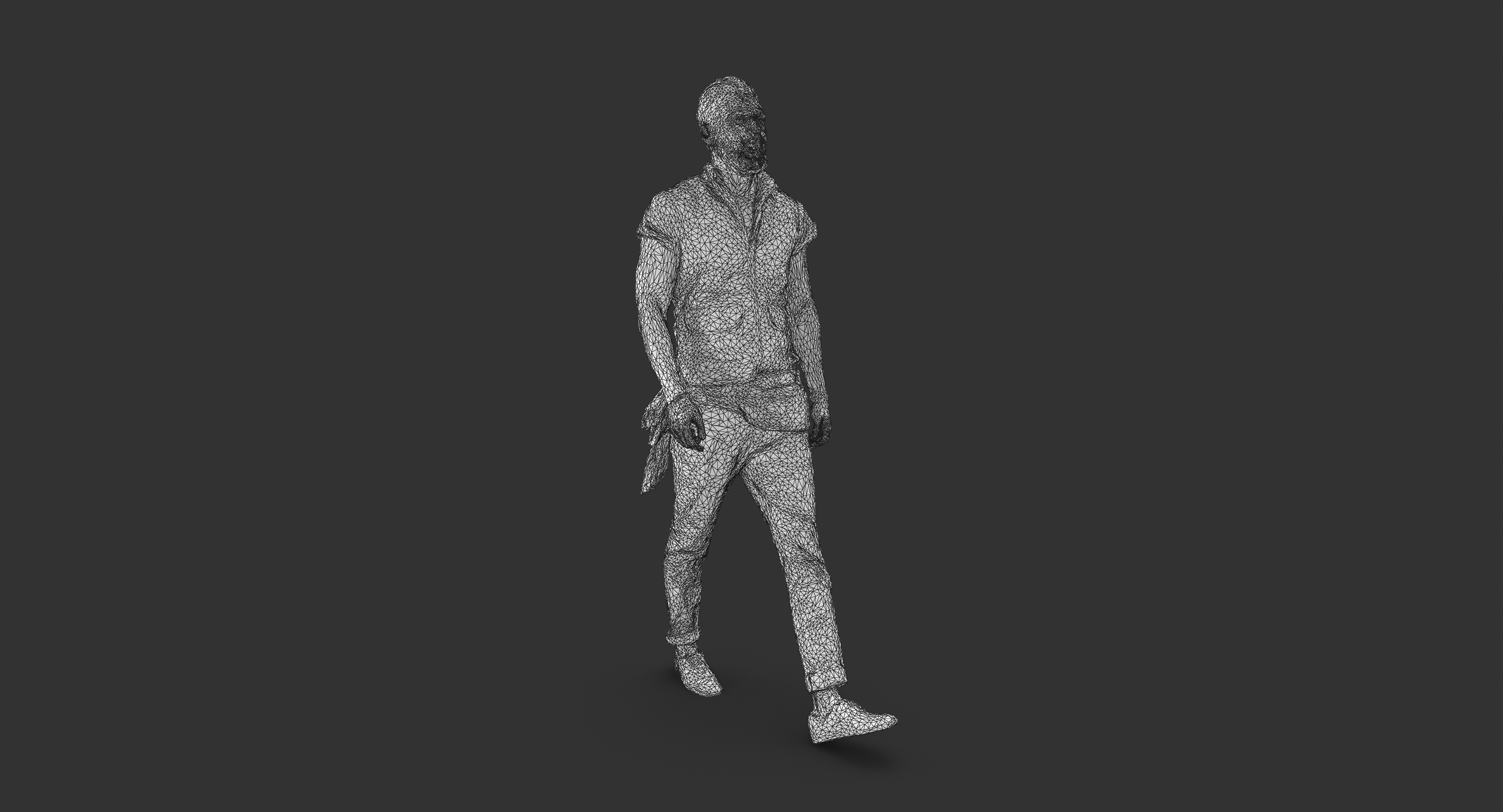 human body 3d obj