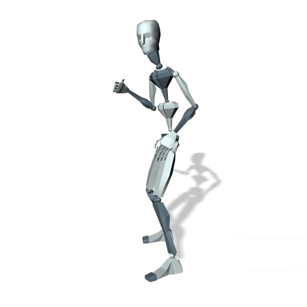 Motion Biovision biped skeleton capture