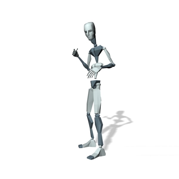 Motion Biovision biped skeleton capture