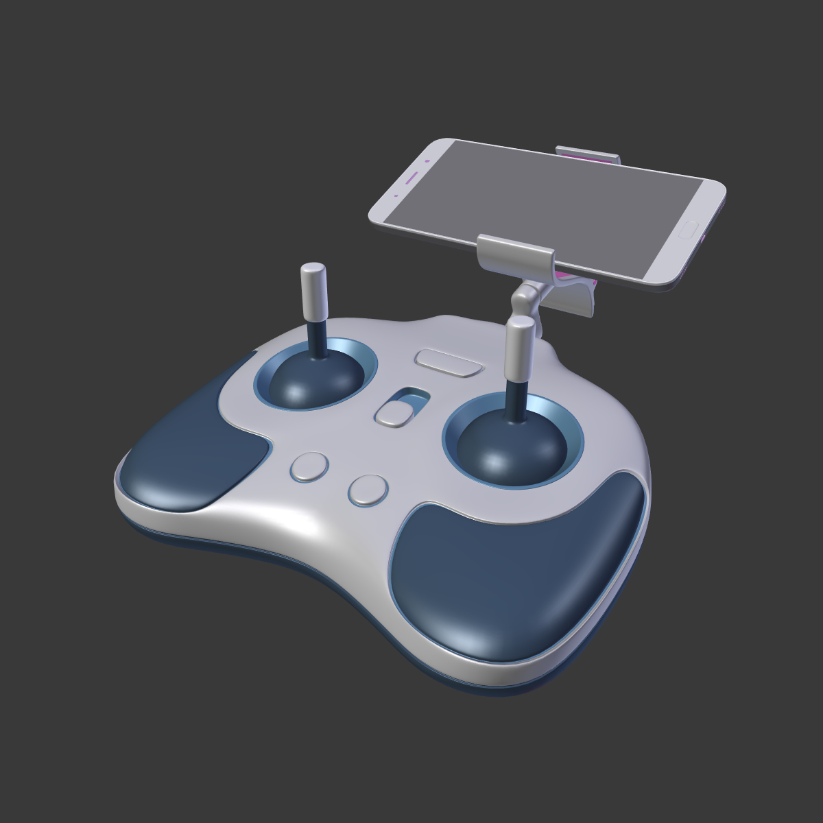 video joystick 3d model