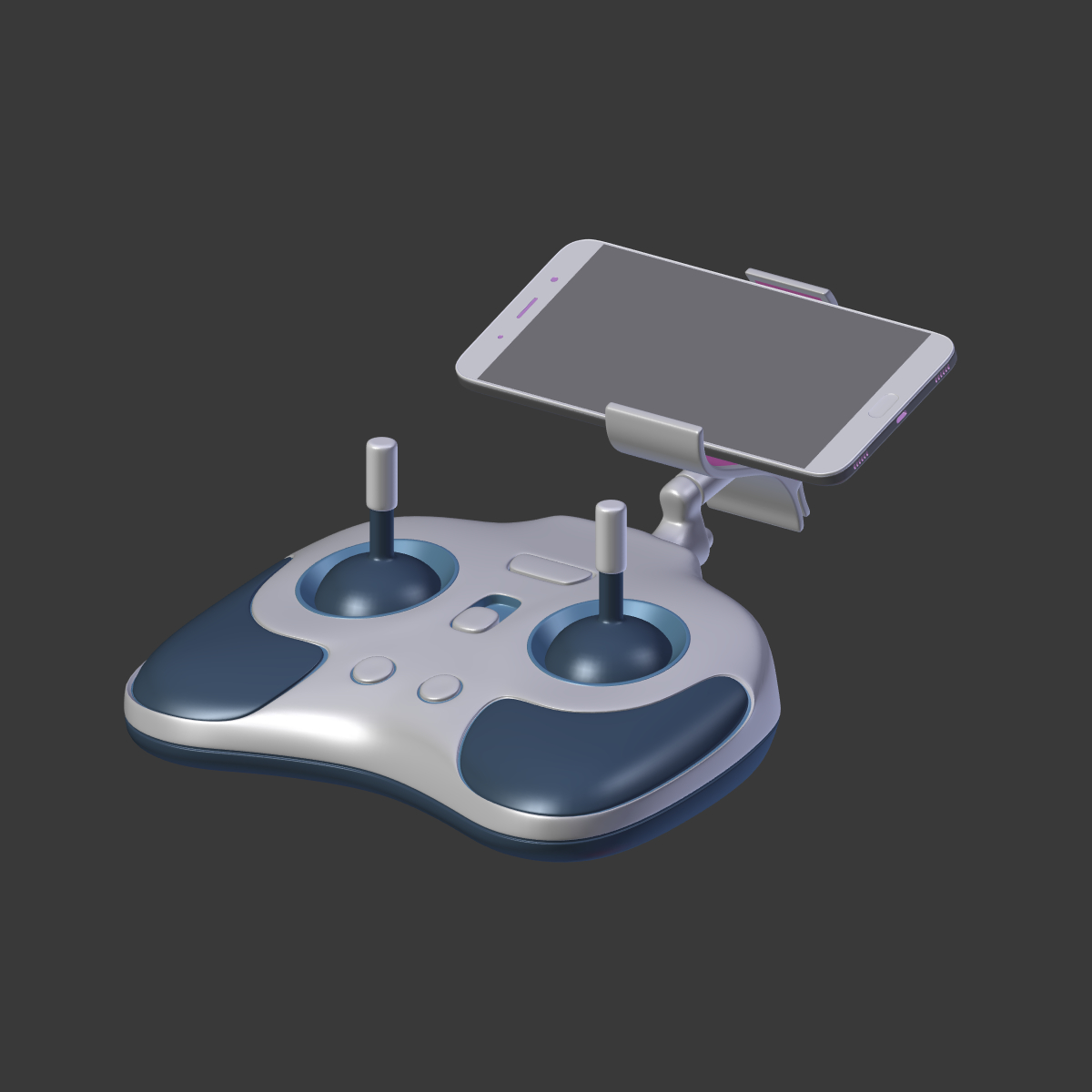 video joystick 3d model