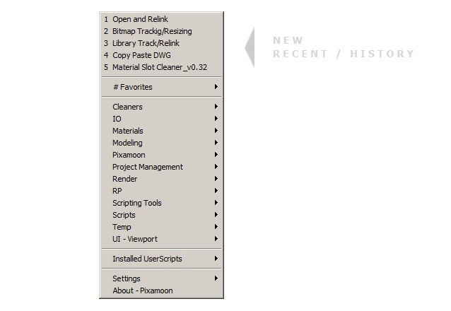 Scripts MaxScript Favorite scripts script