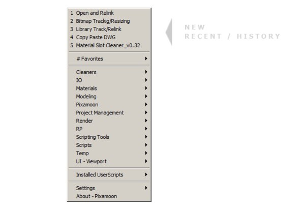 Scripts MaxScript Favorite scripts script