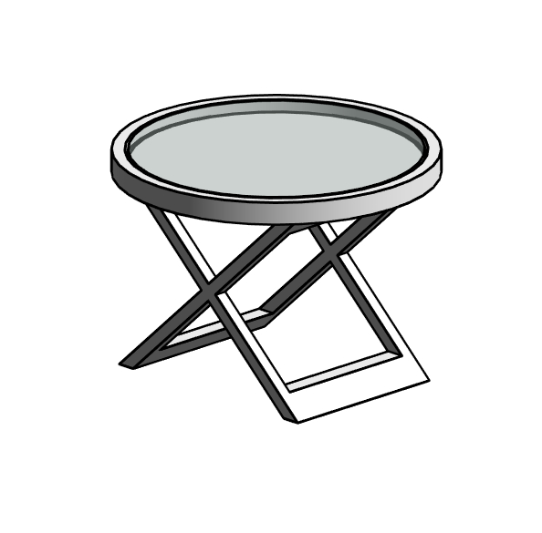Building Revit Family side table rfa