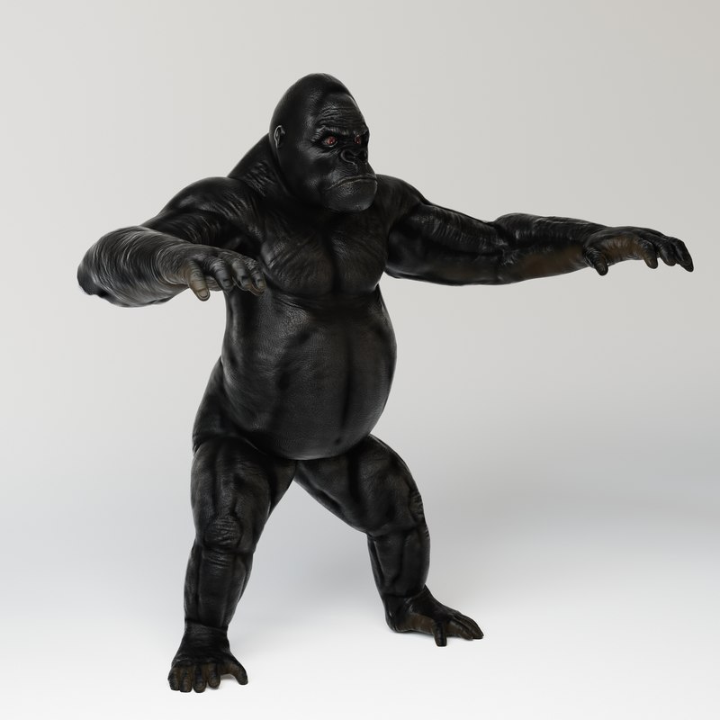3d model gorilla