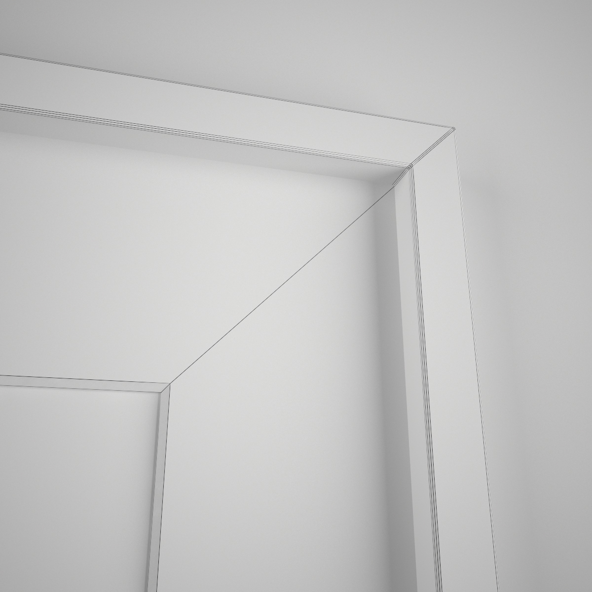 3d photo frame wall model