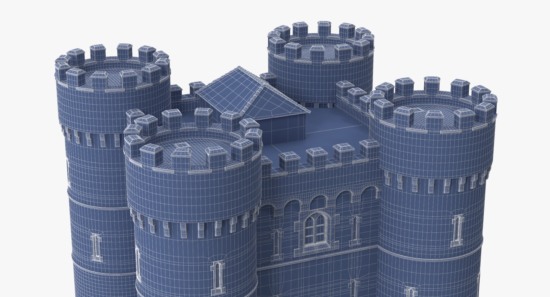 3d model castle