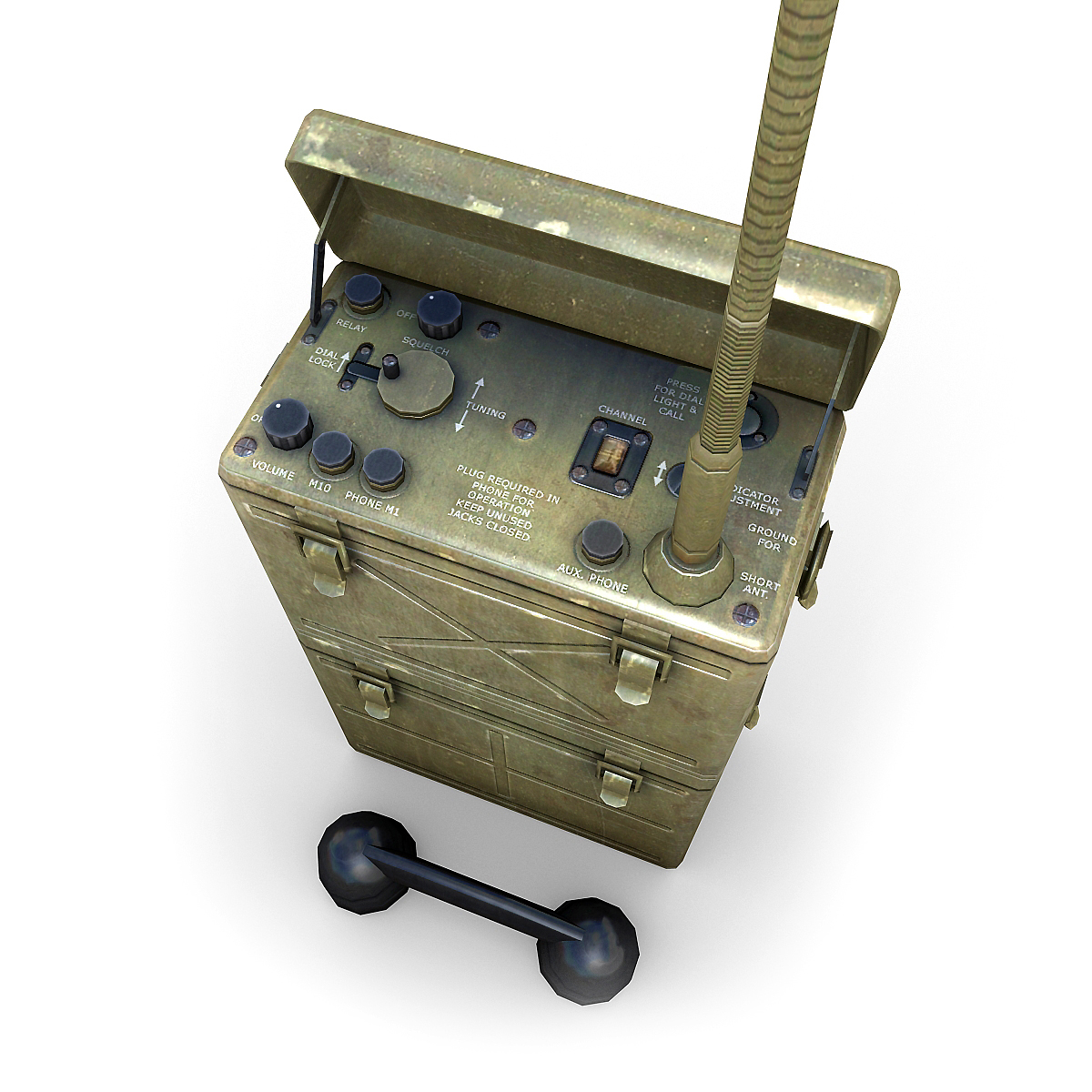 war american radios 3d max