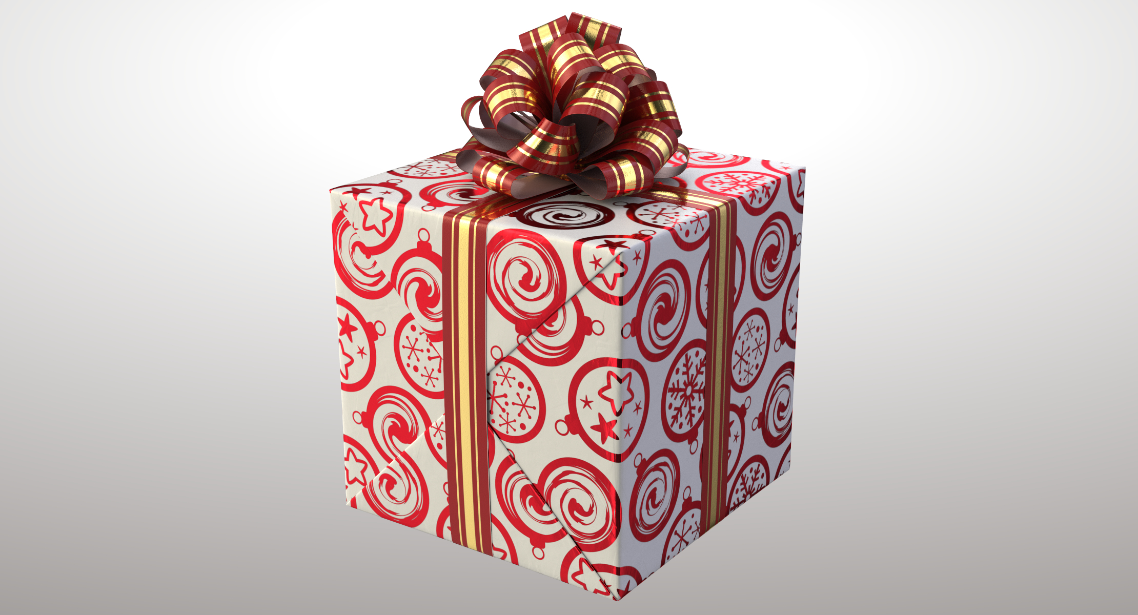 Realistic gift box 03 3D model - TurboSquid 1215858
