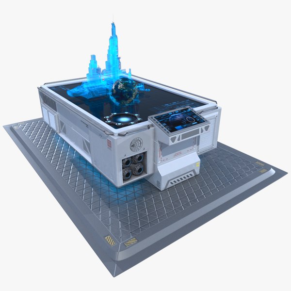 3d hologram table model