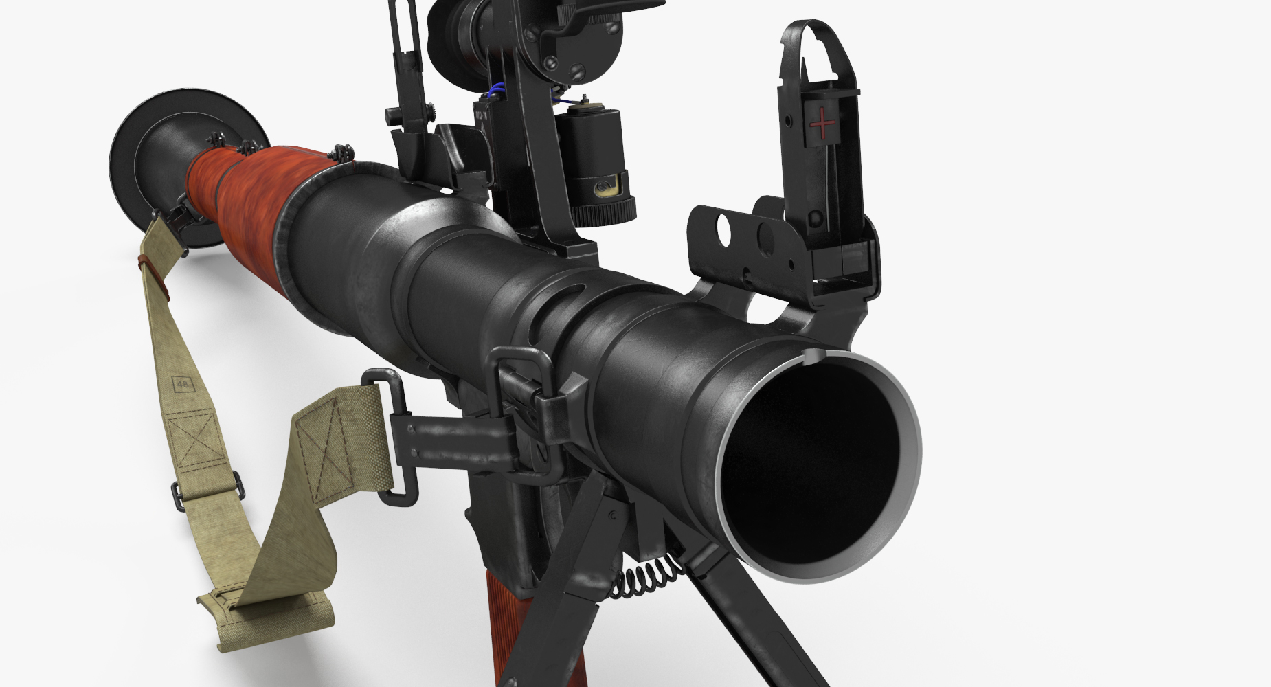 Rpg-7 grenade launcher 3D model - TurboSquid 1216680